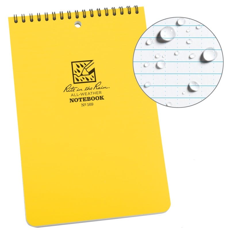 RITR Top Spiral 6x9 Notebook – Valhalla Tactical